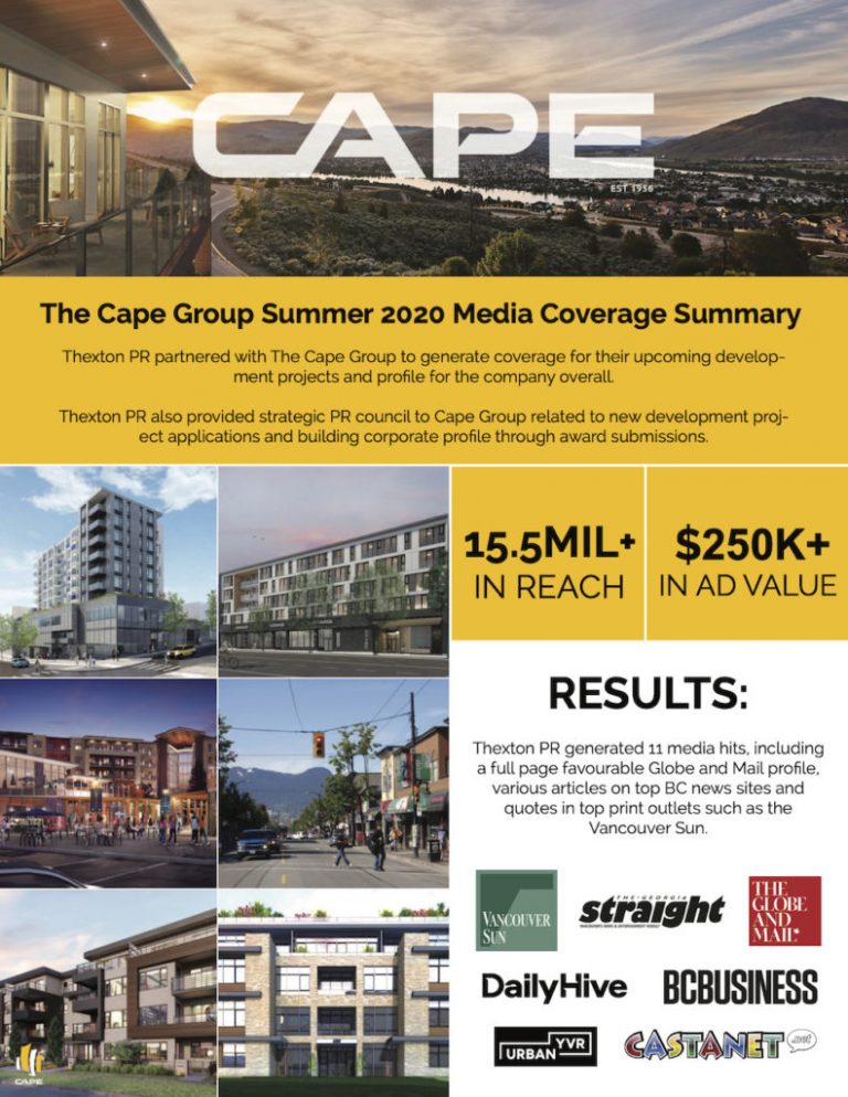 Case Study: The Cape Group - Thexton Public Relations
