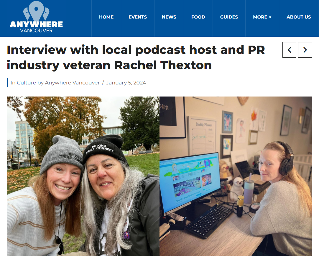 Thexton PR Principal Rachel Thexton’s Podcast Rachel Thexton Connects ...